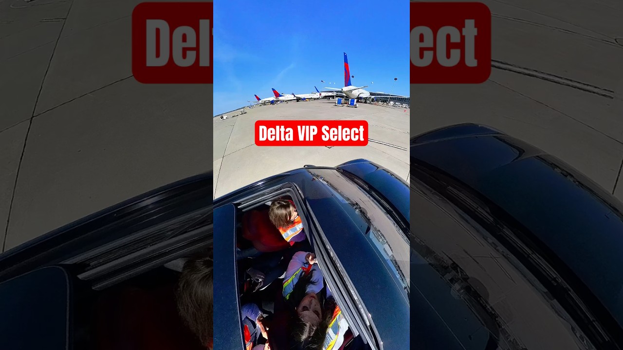 Ride in style to your next flight with @Delta’s VIP Select service 🚗💨 # ...
