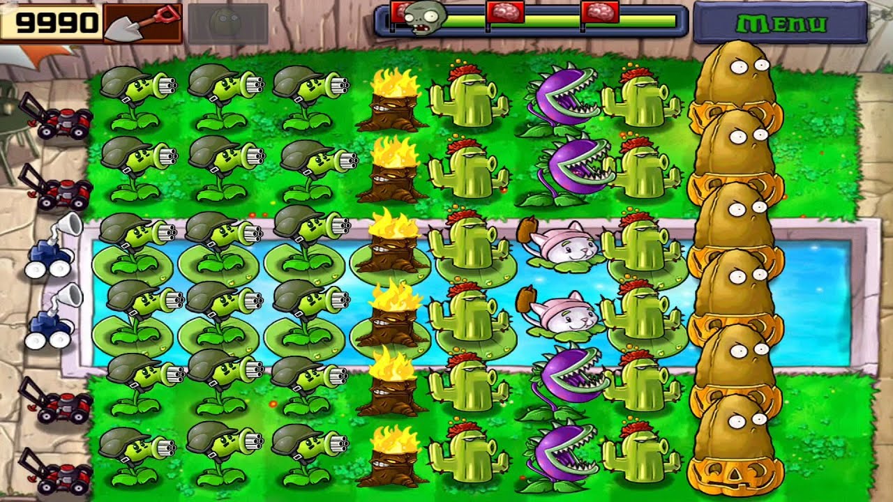PLANT VS ZOMBIE | MINI-GAMES: ZOMBOTANY 2 | FULL GAMEPLAY HD [ 1080p ...