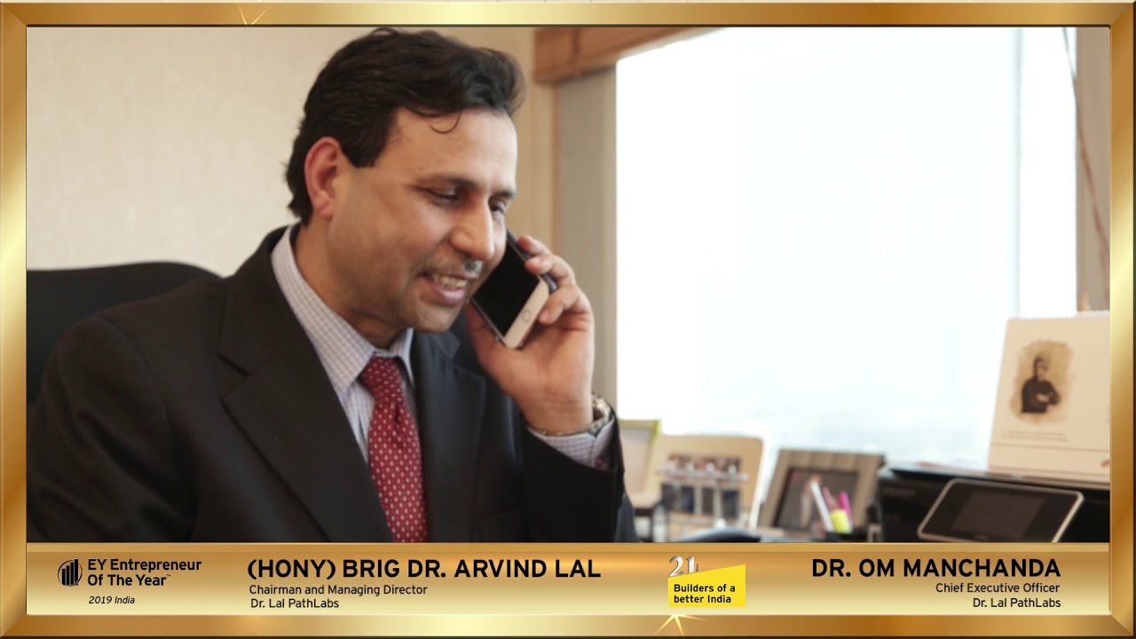 EOY India 2019 'Life Sciences & Healthcare' Category Winners Dr. Arvind ...