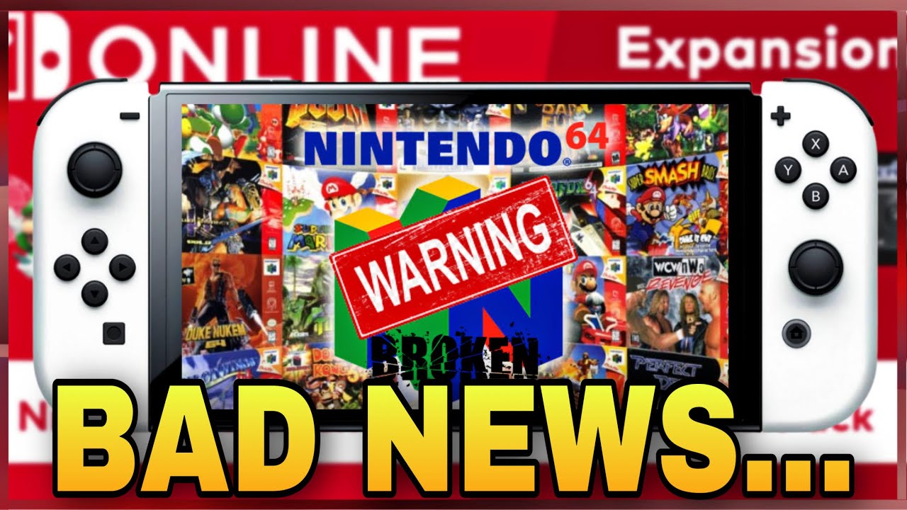 Nintendo Switch Online N64 Games BAD NEWS Dropped... - YouTube