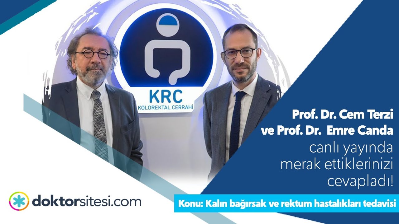 Prof. Dr. Cem Terzi ve Prof. Dr. Emre Canda ile canlı yayındaydık ...