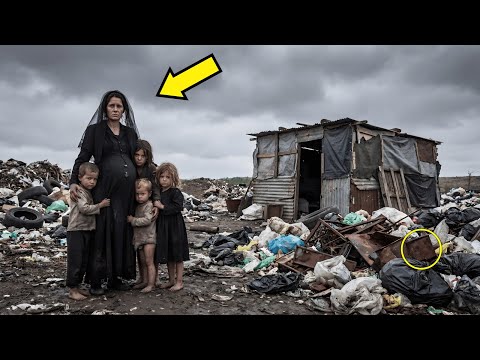 Ella arrojó a su nuera viuda y embarazada, con sus 4 nietos, al basurero — pero lo que ella encontró