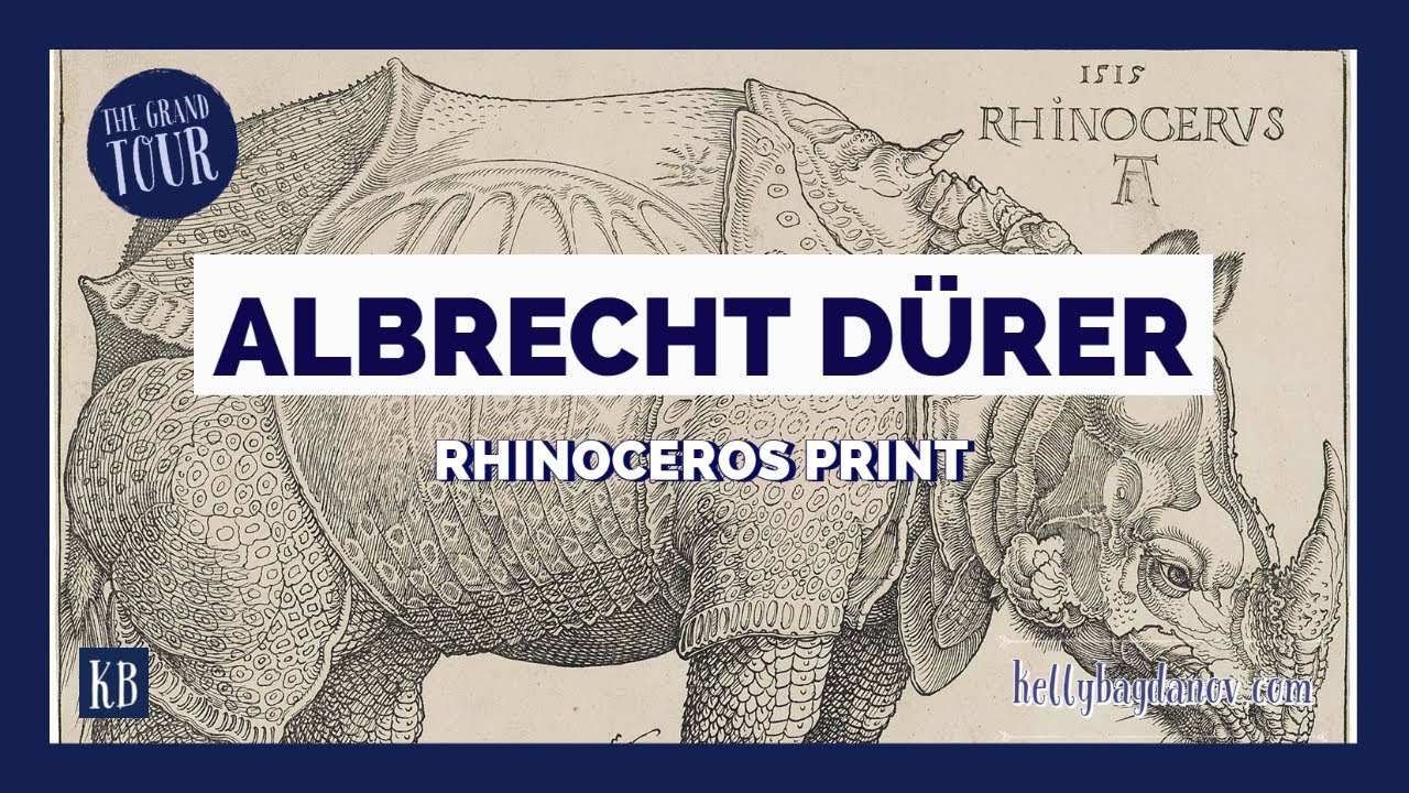 Albrecht Dürer - Rhinoceros Print - YouTube
