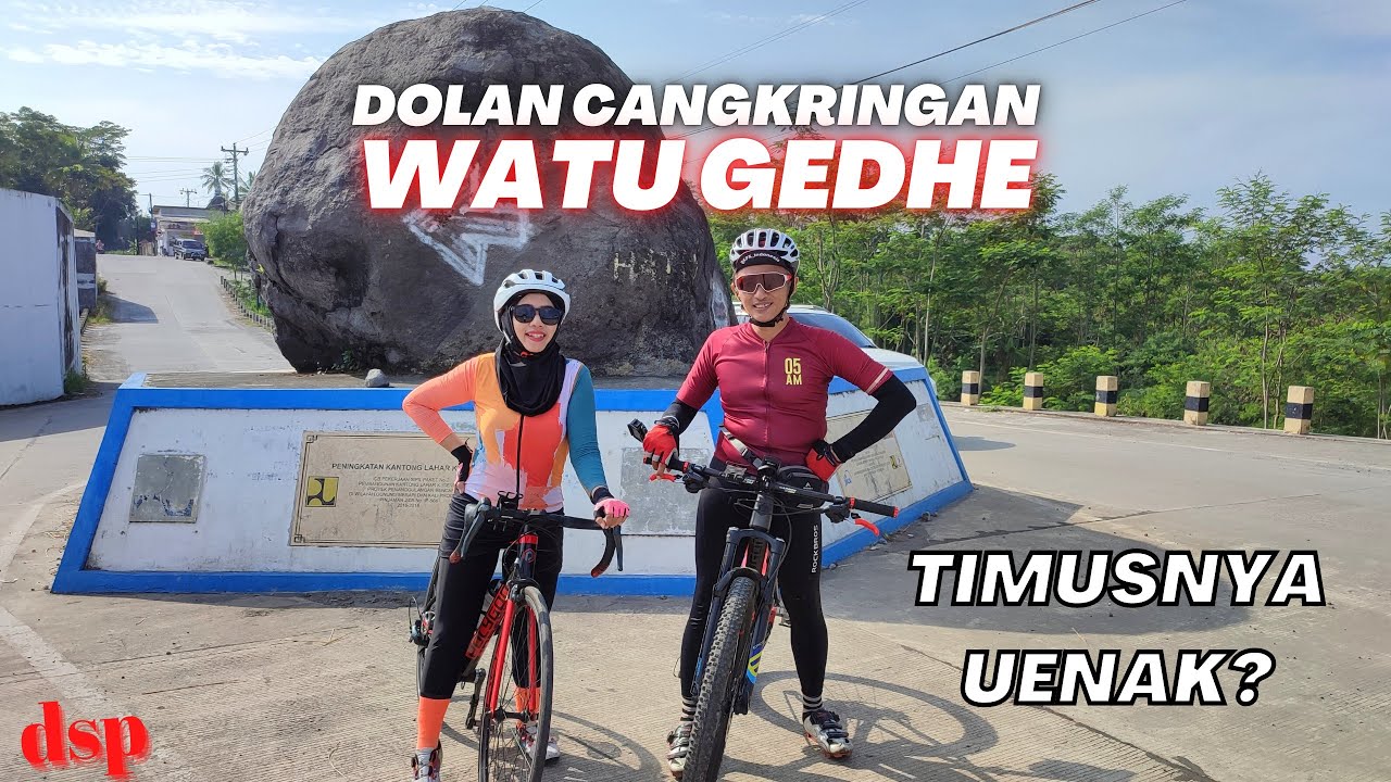 Gowes Watu Gede ada Timus makanan tradisional Enak - YouTube