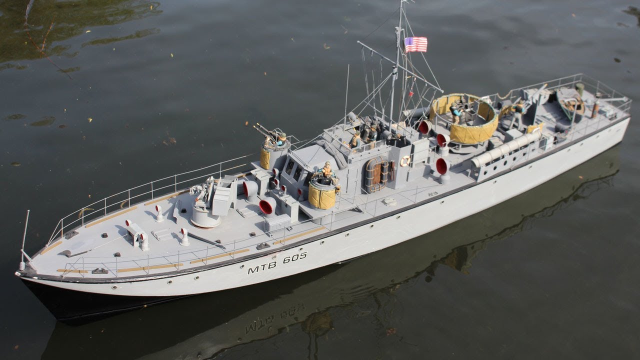 Fairmile D motor torpedo boat 605 | 1/24 scale - YouTube