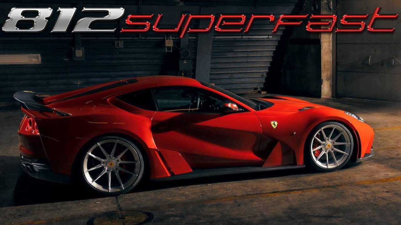The FERRARI 812 Superfast with Exhaust SOUNDS RACETRACK - YouTube