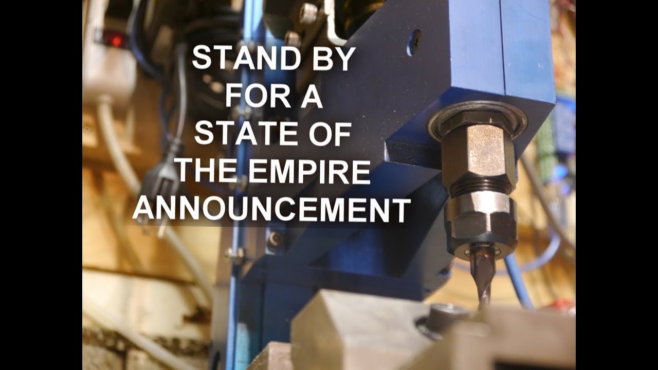 STATE OF THE EMPIRE, MAXNC CNC IN ALUM., AS WELL AS MY CNC SETUP THUS ...