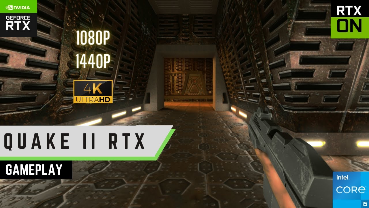 Quake II RTX Gameplay | RTX 3070 + 11400F | 16GB | 1080P 1440P 4K - YouTube