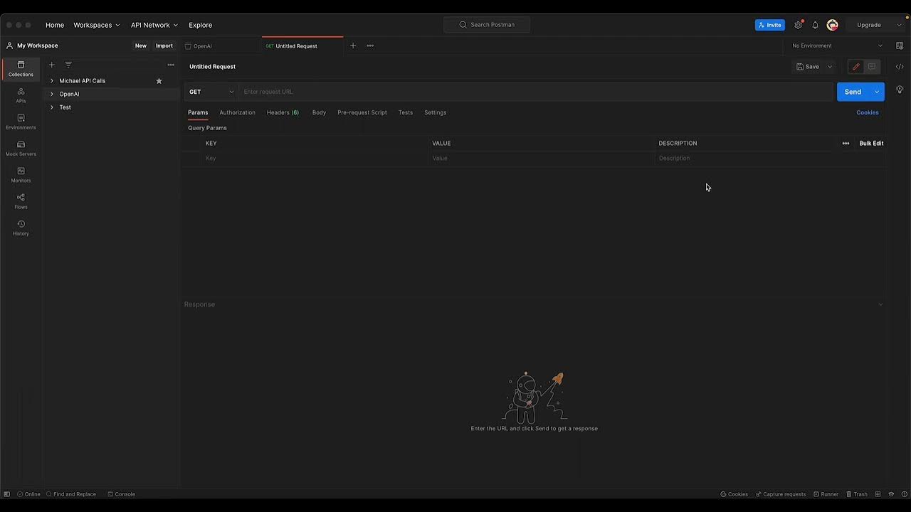 How to get started with the OpenAI API call to use ChatGPT with Postman - YouTube