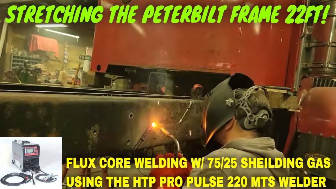 PETE 349 FRAME STRETCH PT6. WELDING THE FRAME! - YouTube