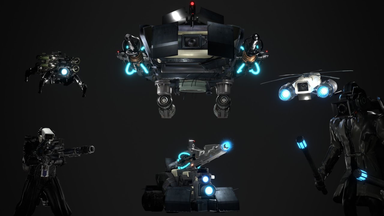 Camera Armada 2.0 pack (Prisma/Blender) | Skibidi Paradox - YouTube