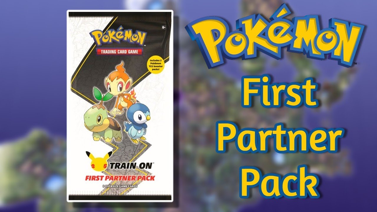 Opening The Pokemon First Partner Pack Sinnoh - YouTube