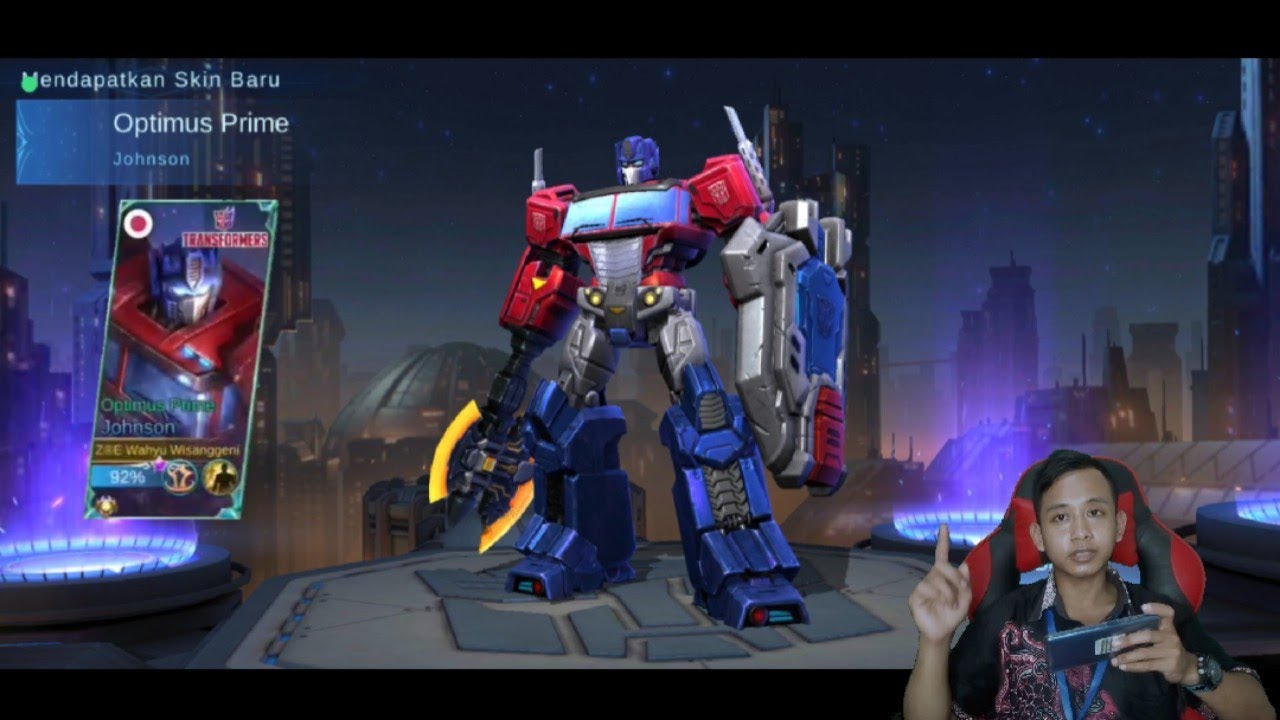 REVIEW SKIN TRANSFOMER JOHNSON OPTIMUS PRIME KUALITAS 10 JUTA - MOBILE ...