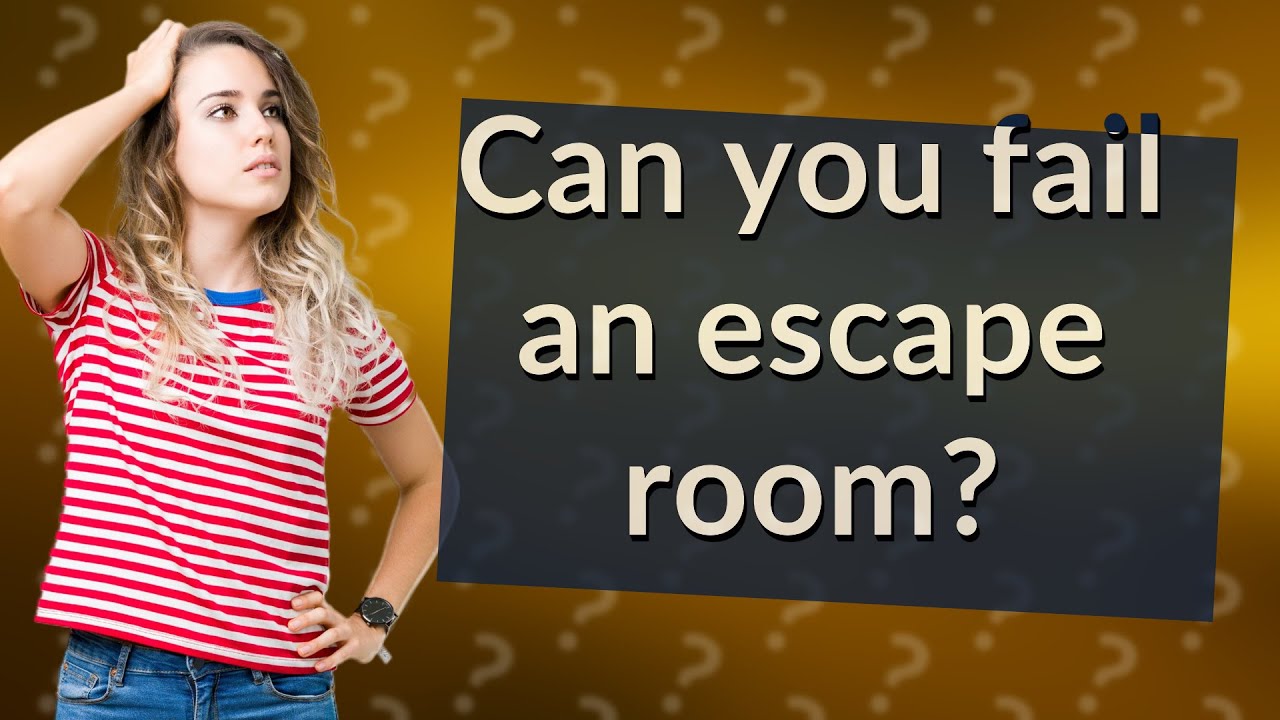 Can you fail an escape room? - YouTube