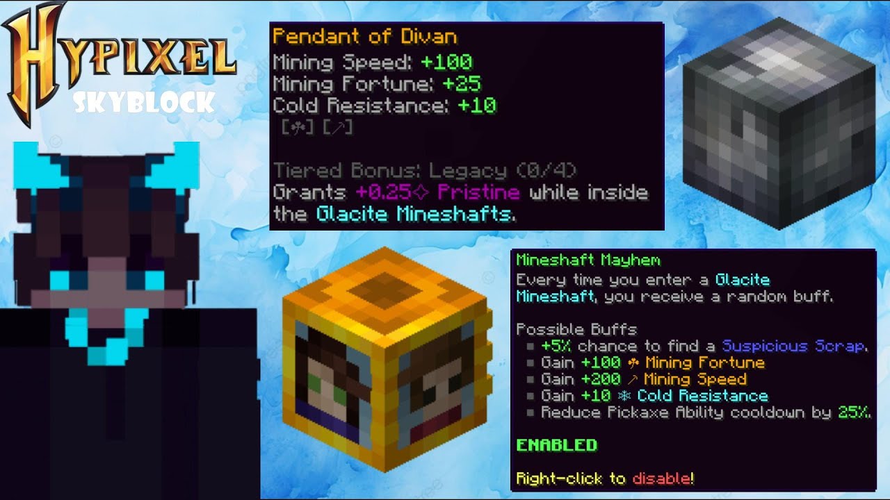 ACTUALIZACION MINERIA Y FORAGING MUY CERCA EN HYPIXEL SKYBLOCK - YouTube