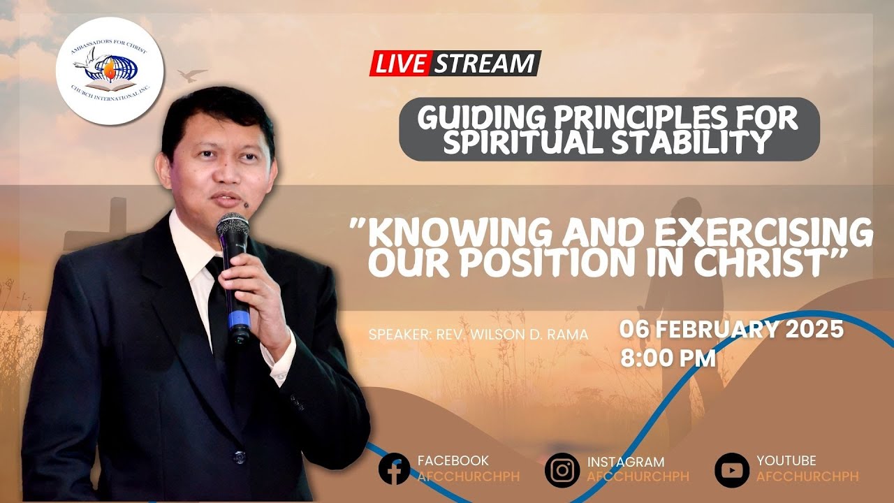 "GUIDING PRINCIPLES FOR SPIRITUAL STABILITY" (FEBRUARY 06, 2025) - YouTube