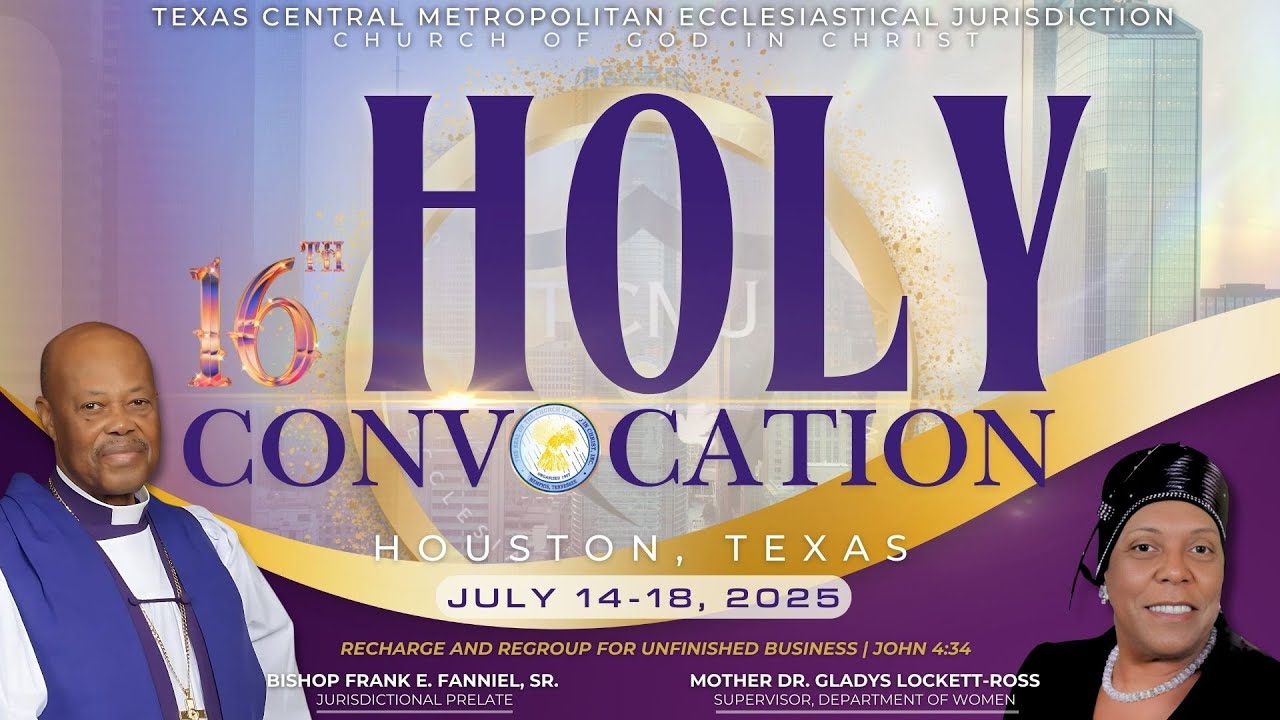 TCMJ 16th Annual Holy Convocation | Night 2 | Presiding Bishop J. Drew ...