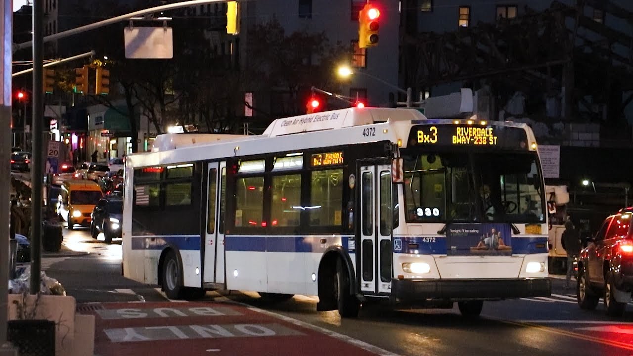 MTA New York City Bus: 2009 Orion VII NG Hybrid 4372 on the Bx3 Bus ...