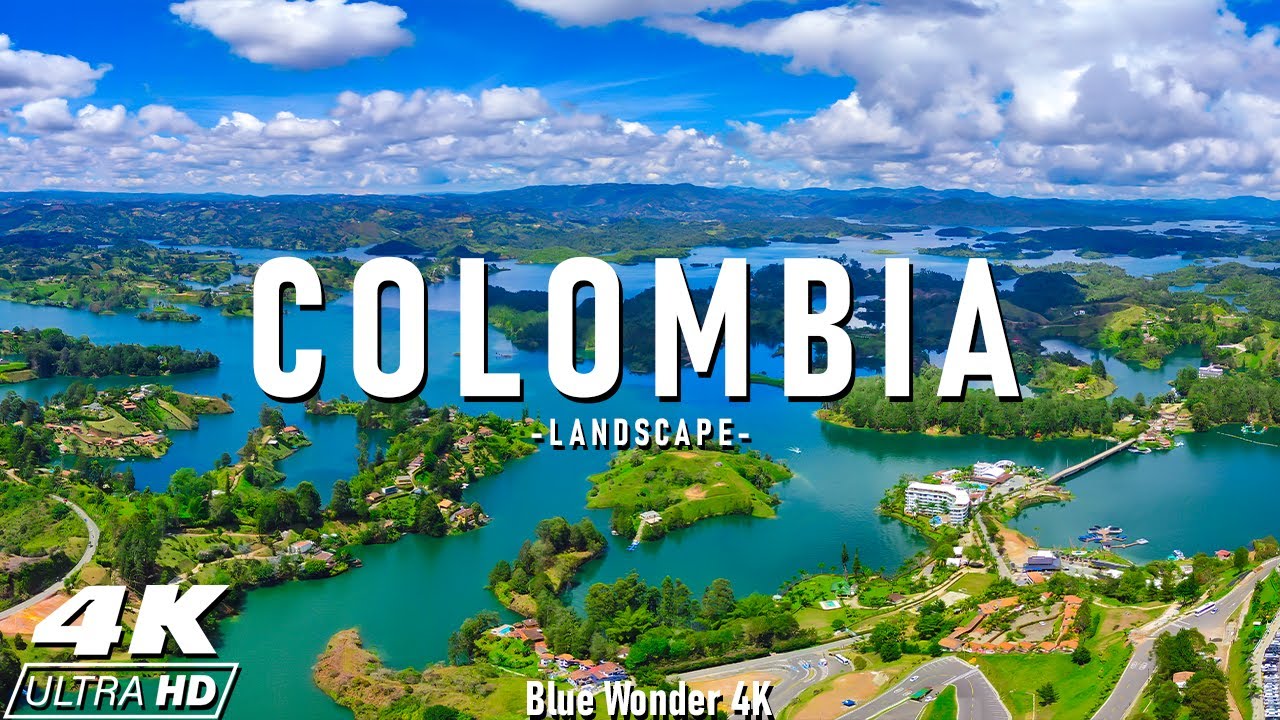 Colombia 4k - Relaxing Music With Beautiful Natural Landscape - Amazing ...