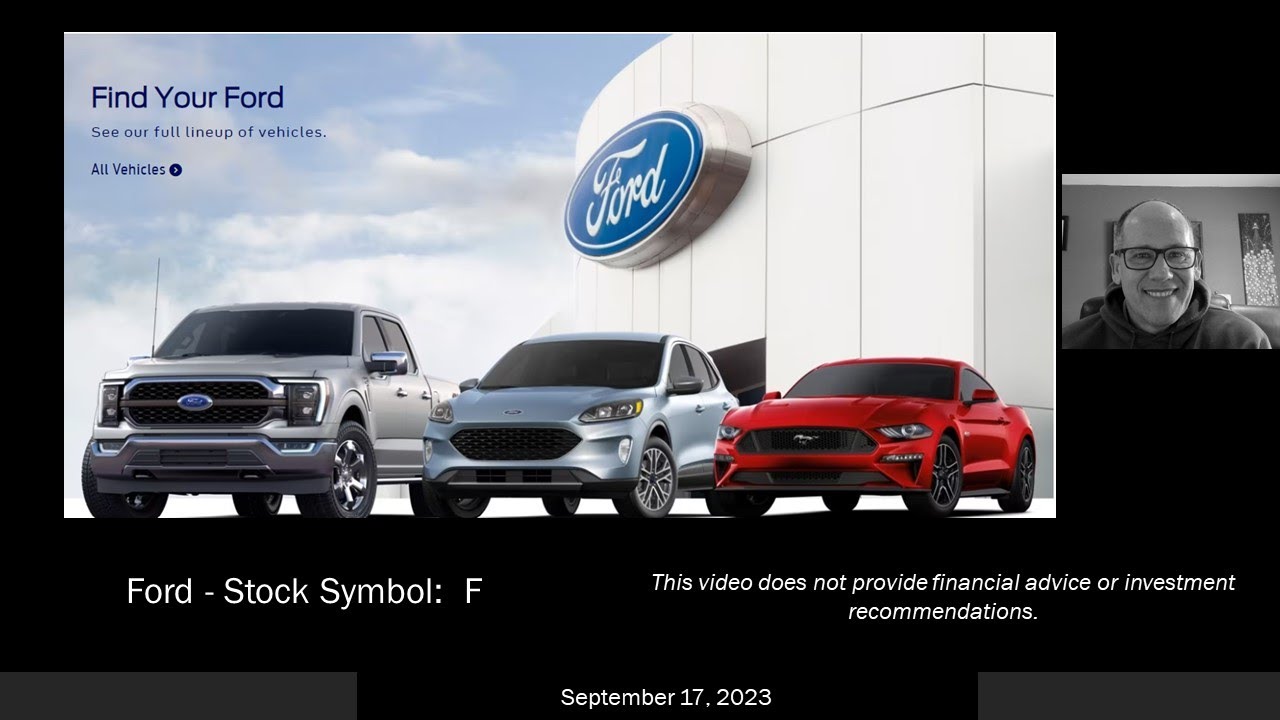 Ford stock price is discounted and F pays a 4.76% dividend - YouTube