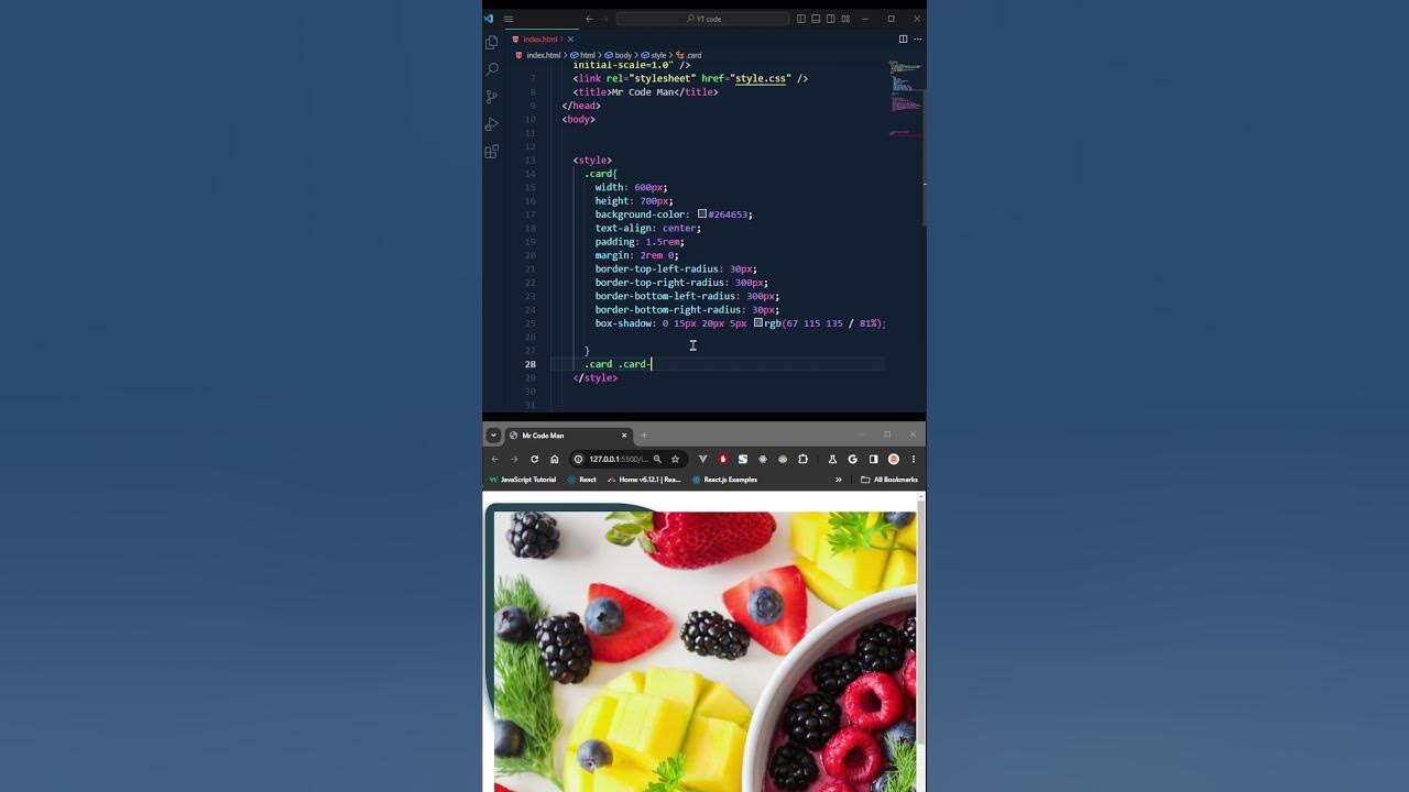 Simple Css Animation Card Design 😎 Cssanimation Css Carddesign Code Html Youtube