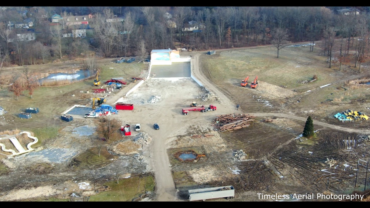 Water Park Being Tore Down! Before and After drone footage must see ...