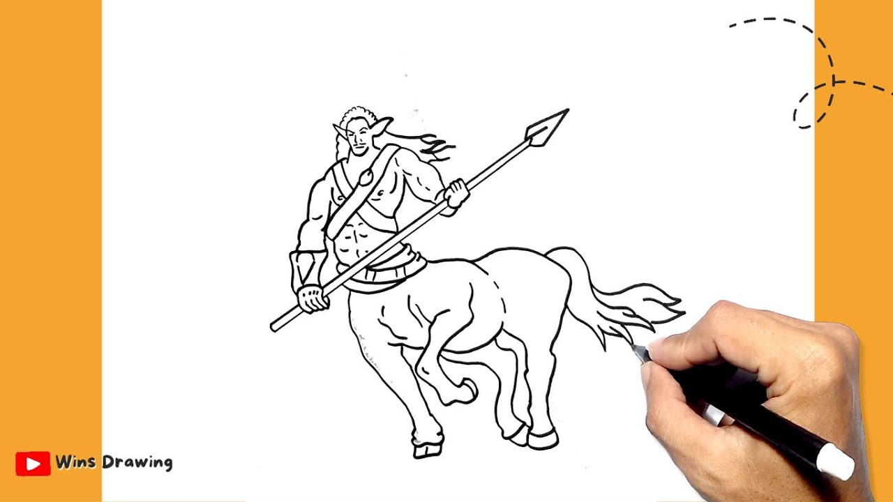 How to Draw Centaur easy Drawing - YouTube