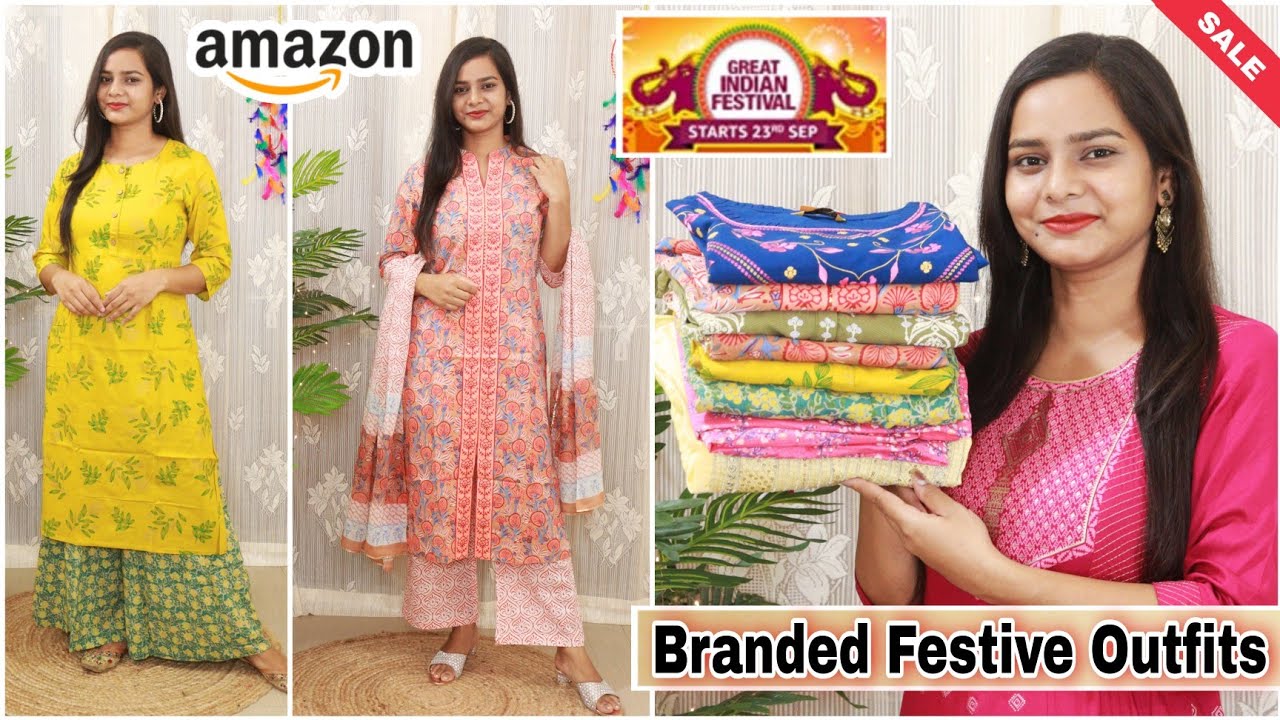 Amazon Festive Kurti/Kurta Set Haul | Fashion&Trends - YouTube