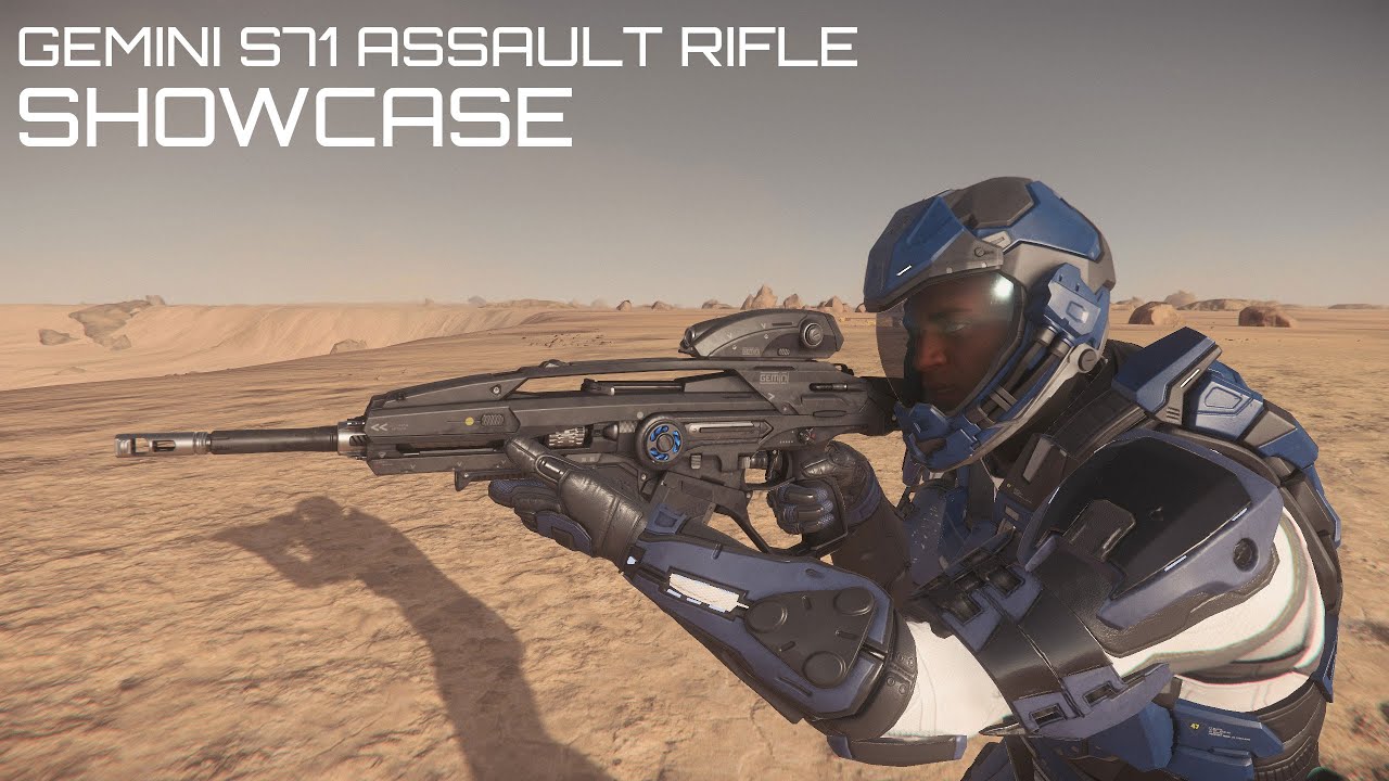 Star Citizen - Gemini S71 Assault Rifle Showcase - YouTube