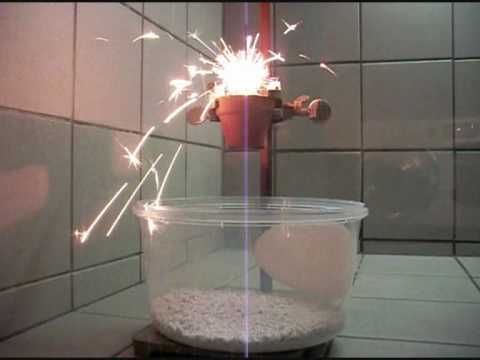 Thermite Experiment No. 38 - Thermit Versuch Nr. 38 - YouTube