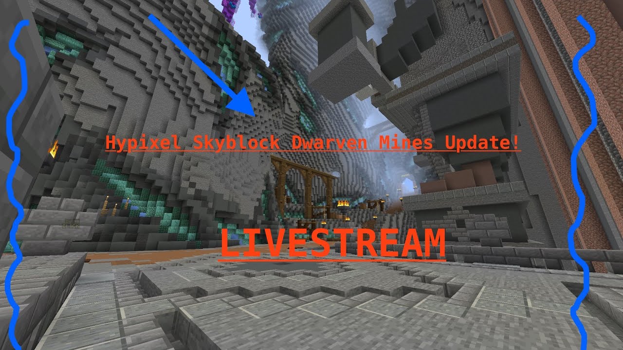 Hypixel Skyblock Dwarven Mines Update LIVE (Hide and Seek Event at 495 ...