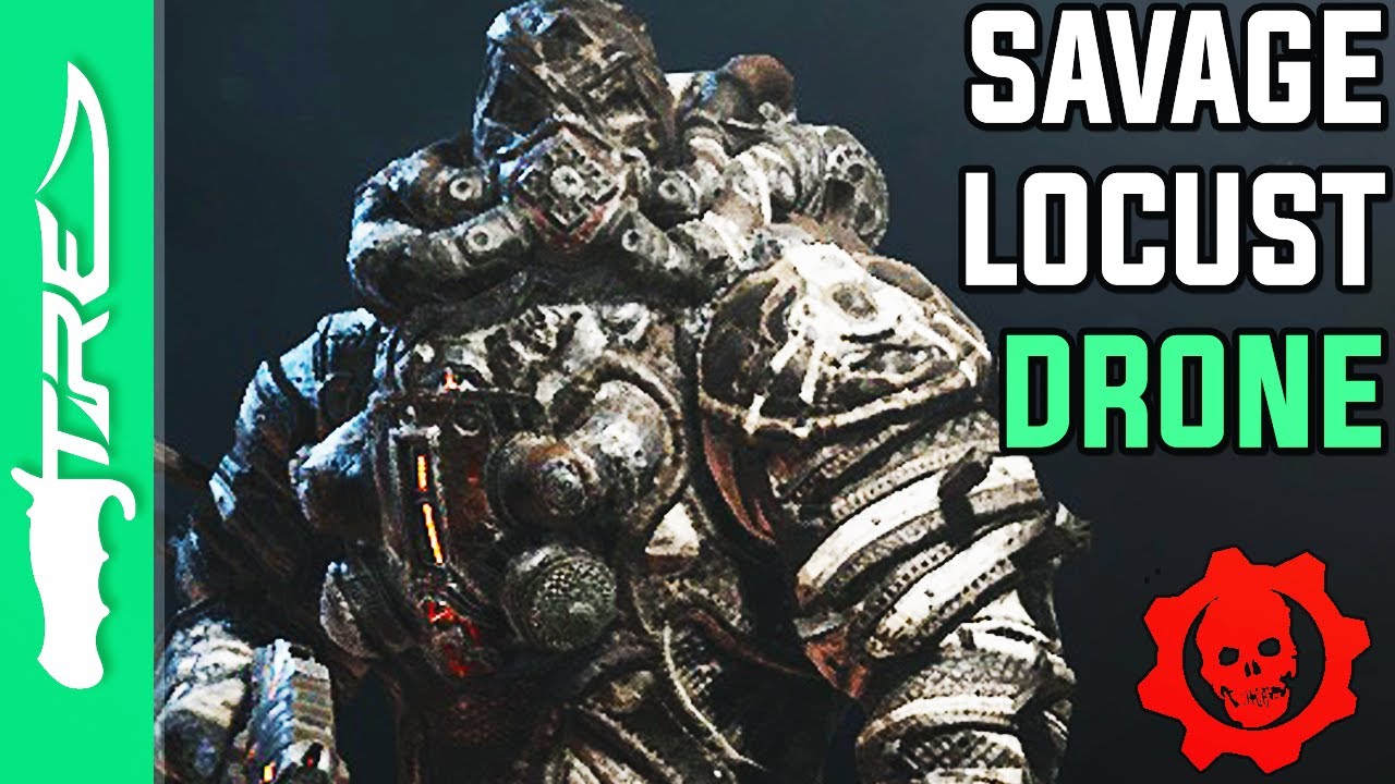 Gears of War 4 Multiplayer Gameplay - "Savage Locust Drone" Character ...