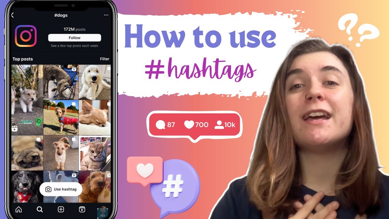 How to use hashtags on instagram - YouTube