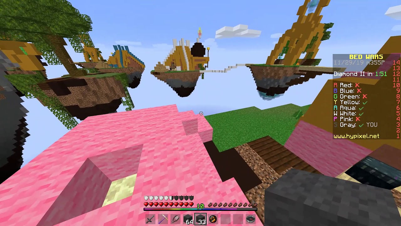 Bed Wars Win [5 Beds Destroyed] - YouTube