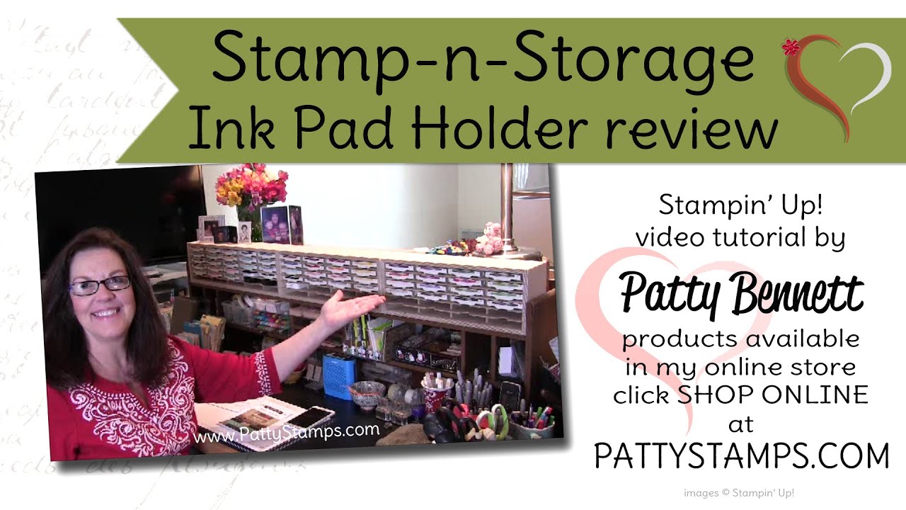 My Craft Room Ink Pad Holder makeover: Stamp-n-Storage - YouTube