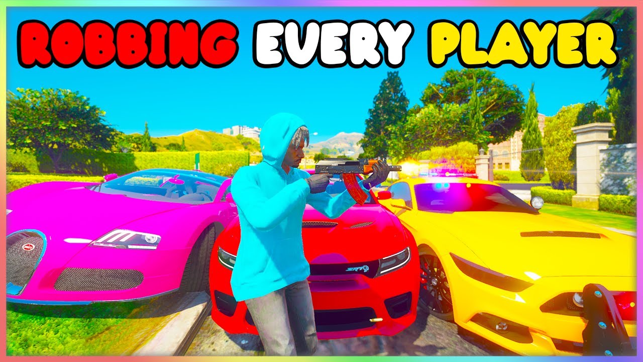 I Spent 24 Hours Robbing Players In GTA 5 RP.. |MzanziRP - YouTube
