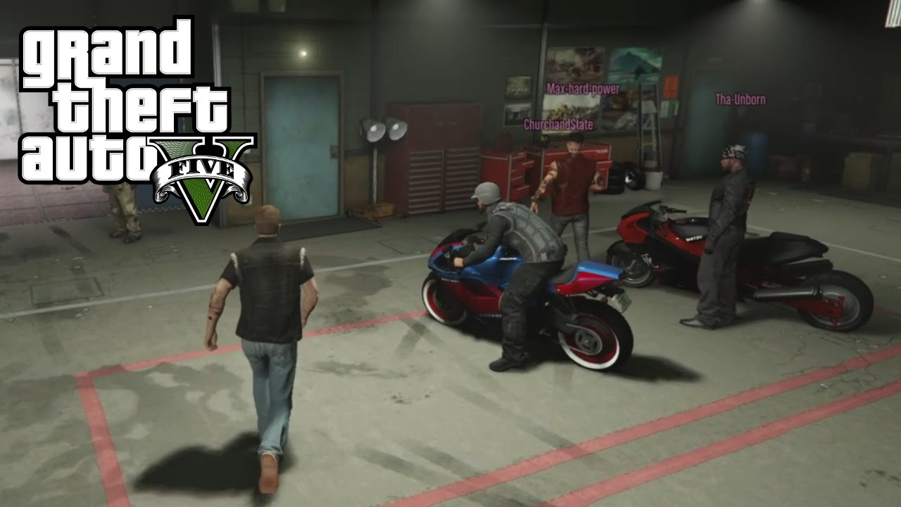 GTA 5 - Motorcycle Club Gun Running - YouTube