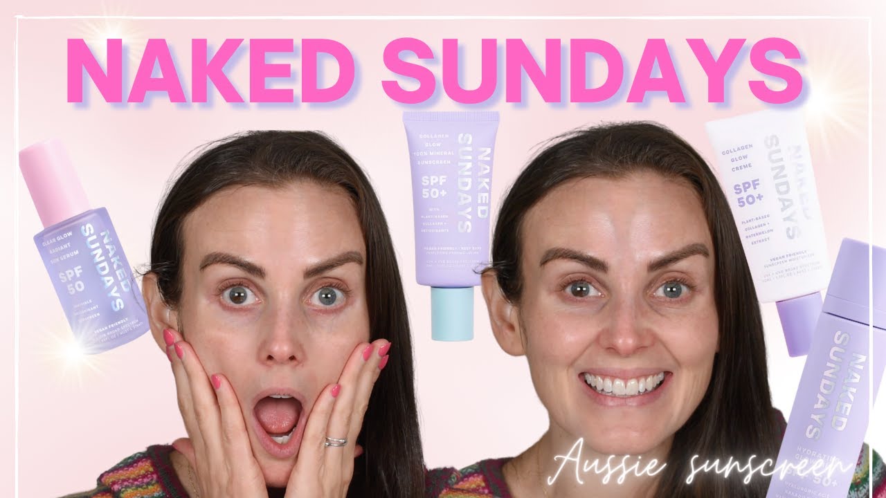 x3 bundle of Naked Sundays spf 50+ sunscreens; face mist, body mist ...
