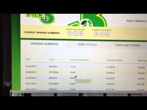 LOTTODDS: NJ Pick 3 - Guaranteed Win - Midday - Day 6 - YouTube