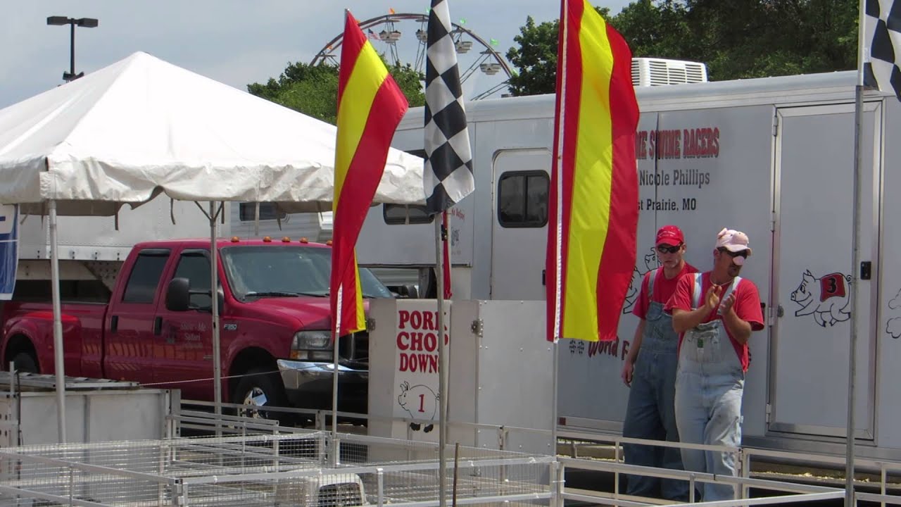 Ohio State Fair Pigs Race, July 30, 2014 - YouTube