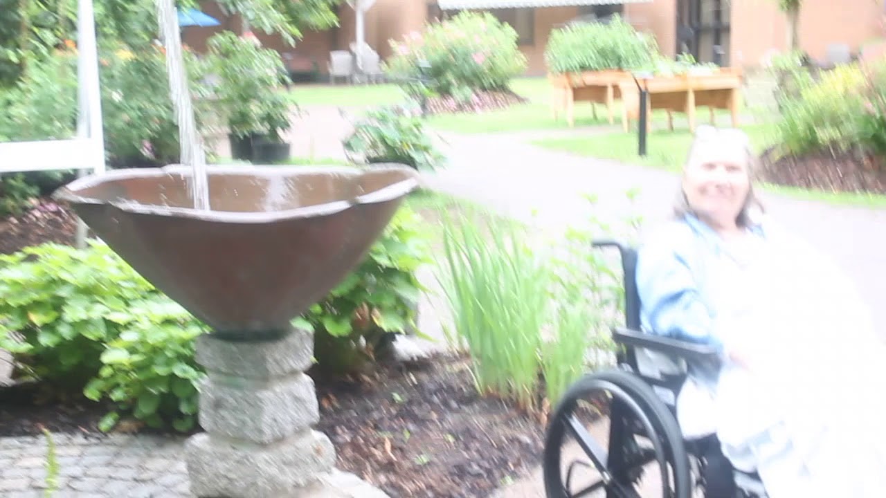 Gary and Rhoda at the park inside the hospital - YouTube