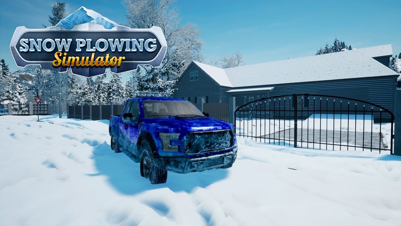 ПЕРВЫЕ ЗАКАЗЫ И ПЕРВАЯ ПРИБЫЛЬ Прохождение Snow Plowing Simulator на ...