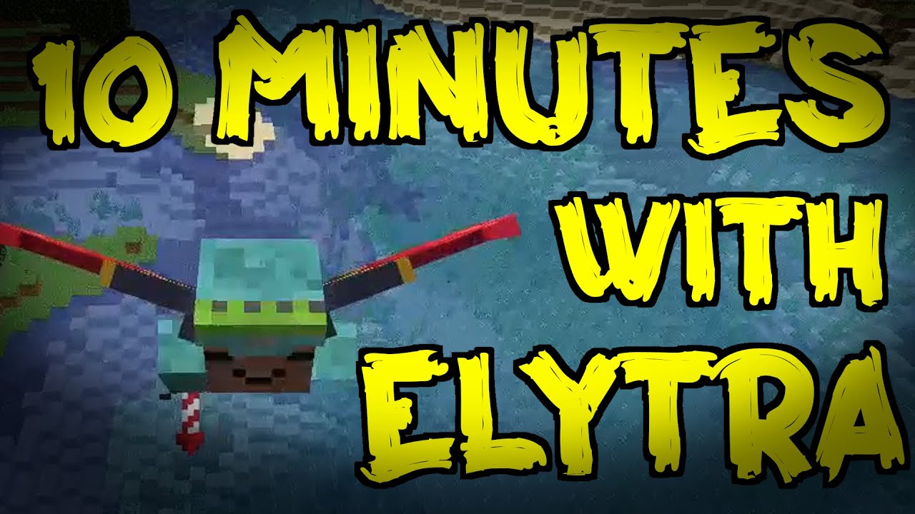 I Beat Minecraft In 10 Minutes With An Elytra On A Random Seed YouTube