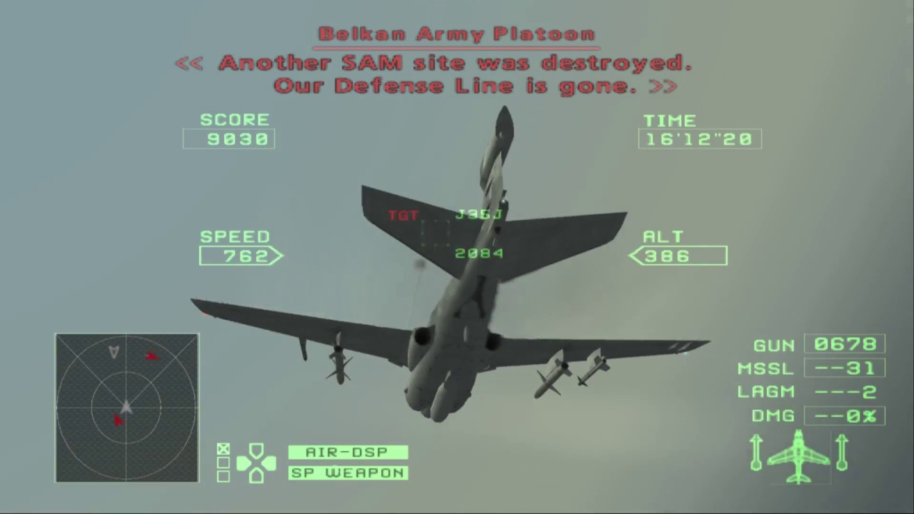 Ace Combat Zero: The Belkan War (Emulated) - M08B: Merlon - Beta - YouTube