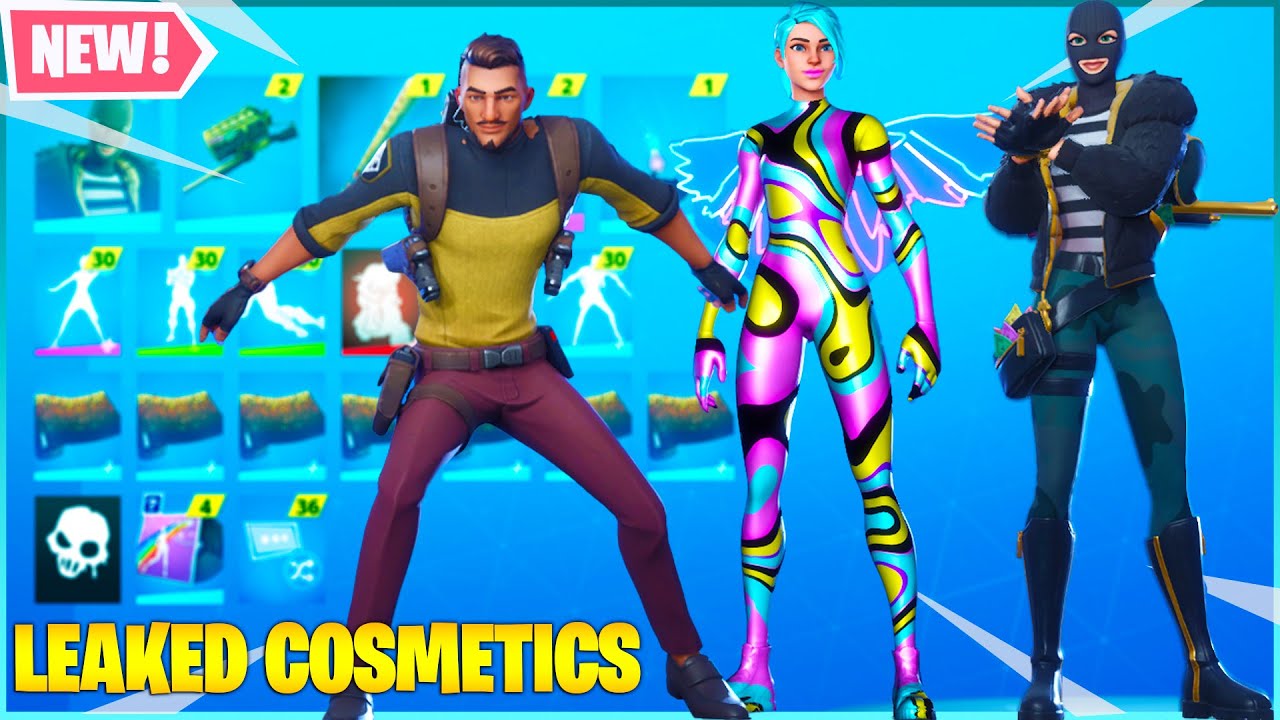 *New* All Leaked Skins And Emotes In Fortnite (Vix ,Nightlife ,Sig ...