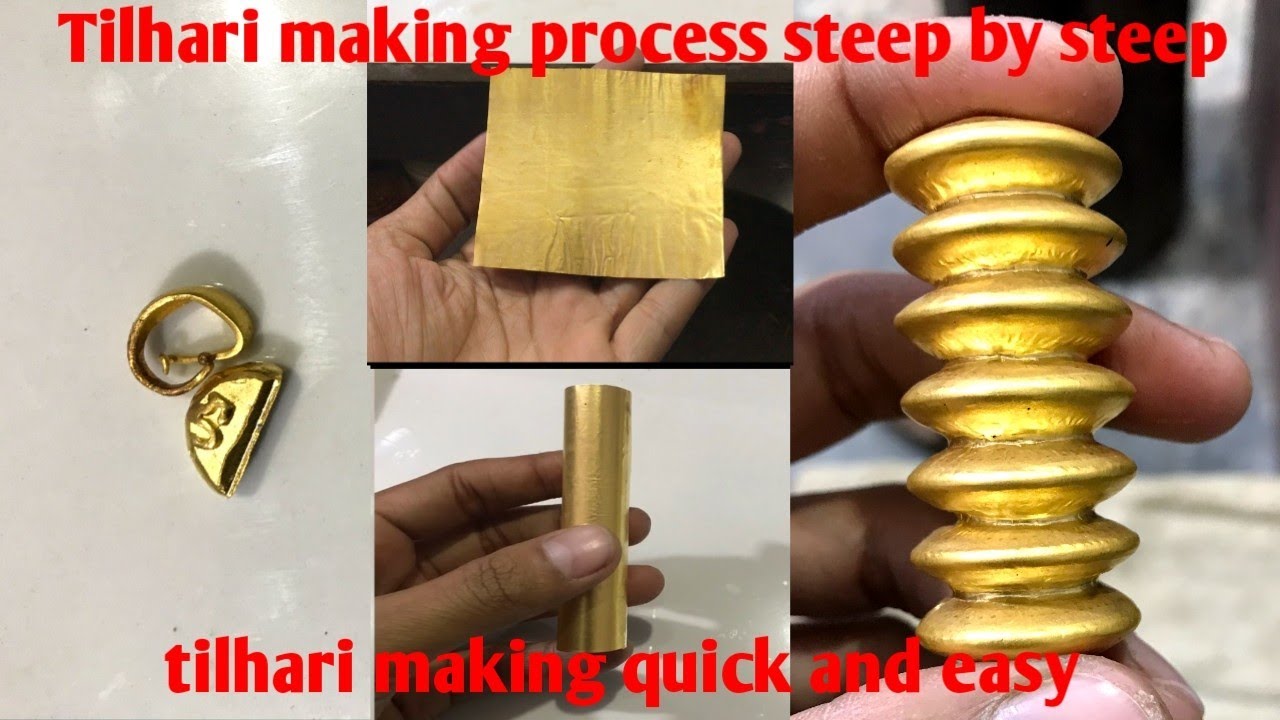 How to make maili tilahari|maili tilahari making process part-1|hand ...