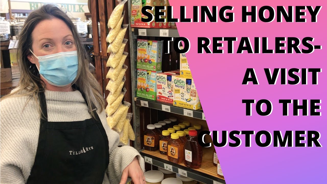 Selling honey to retailers, a visit to the customer - YouTube