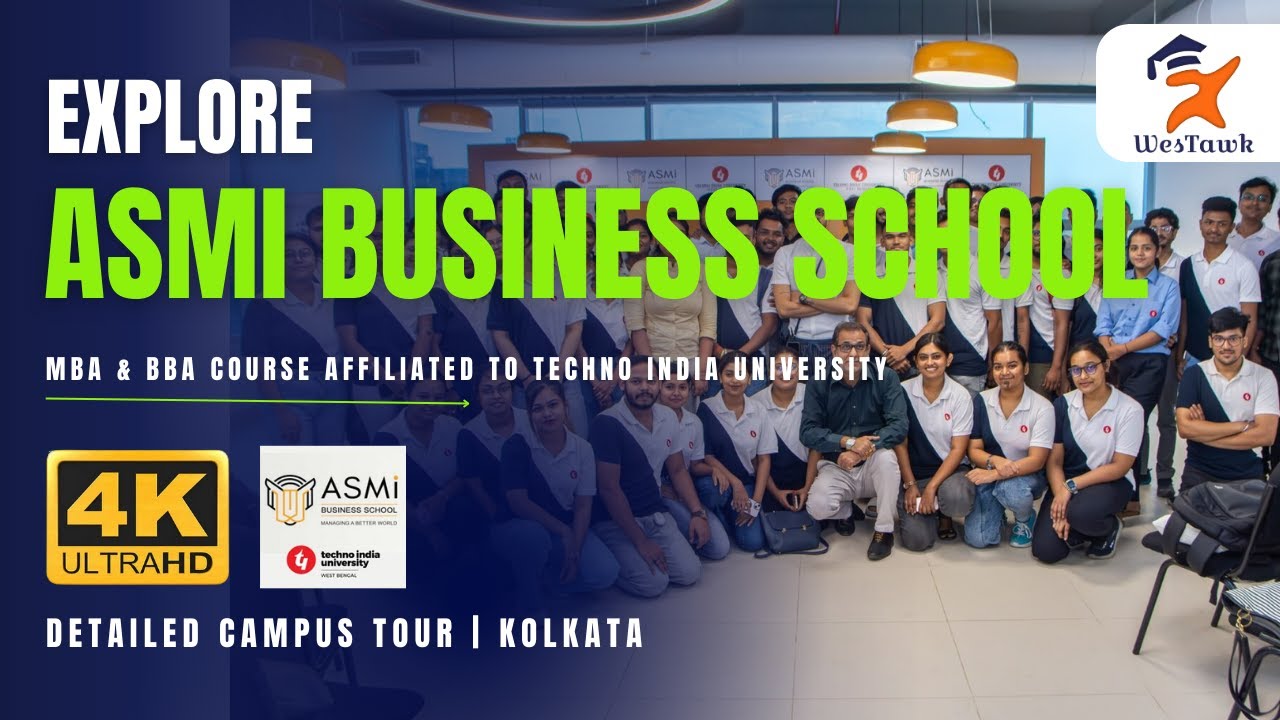 🔥🎓 Explore ASMI Business School - Techno India Kolkata in 4K | MBA ...
