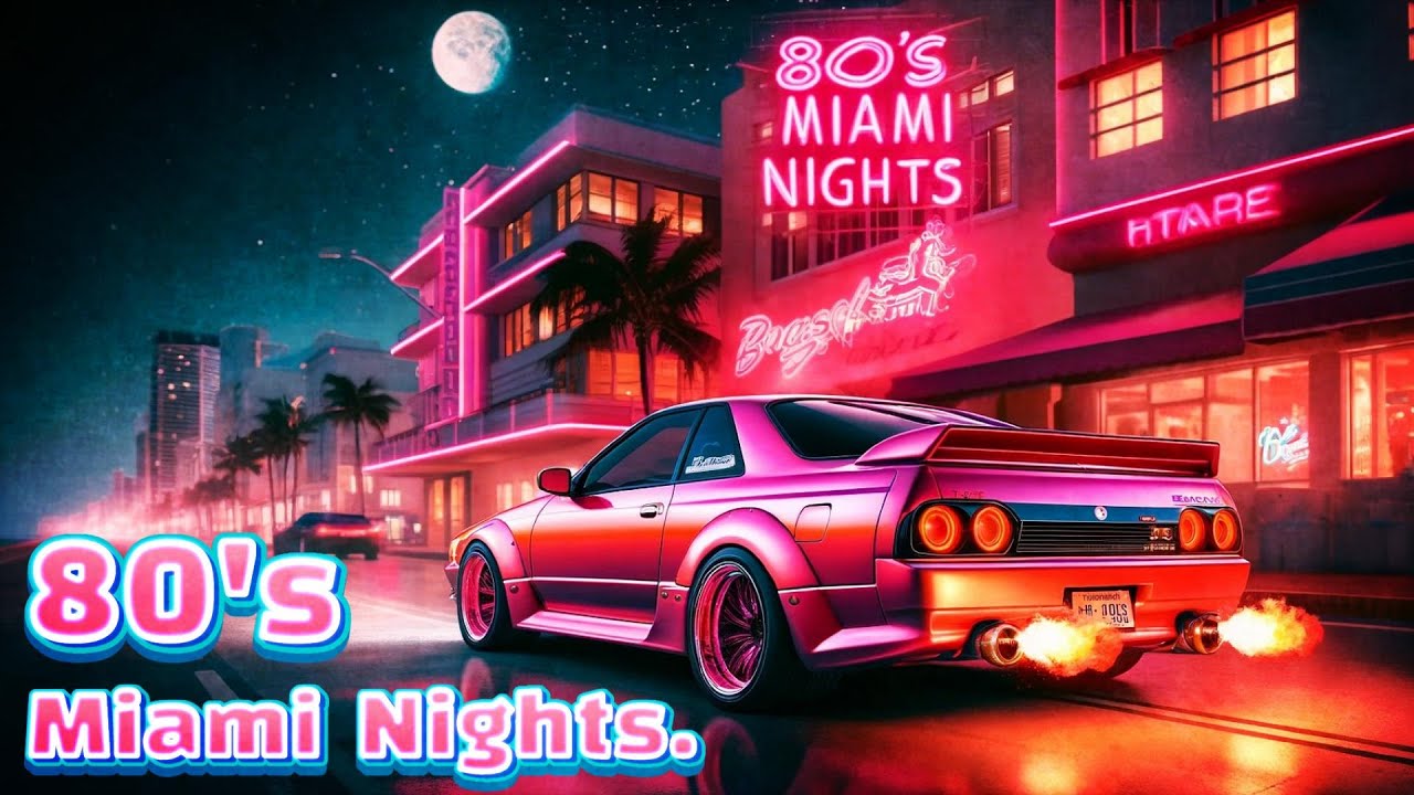 Miami Nights 80's | Nostalgic Retro Lofi Synthwave music | Neon Dreams ...
