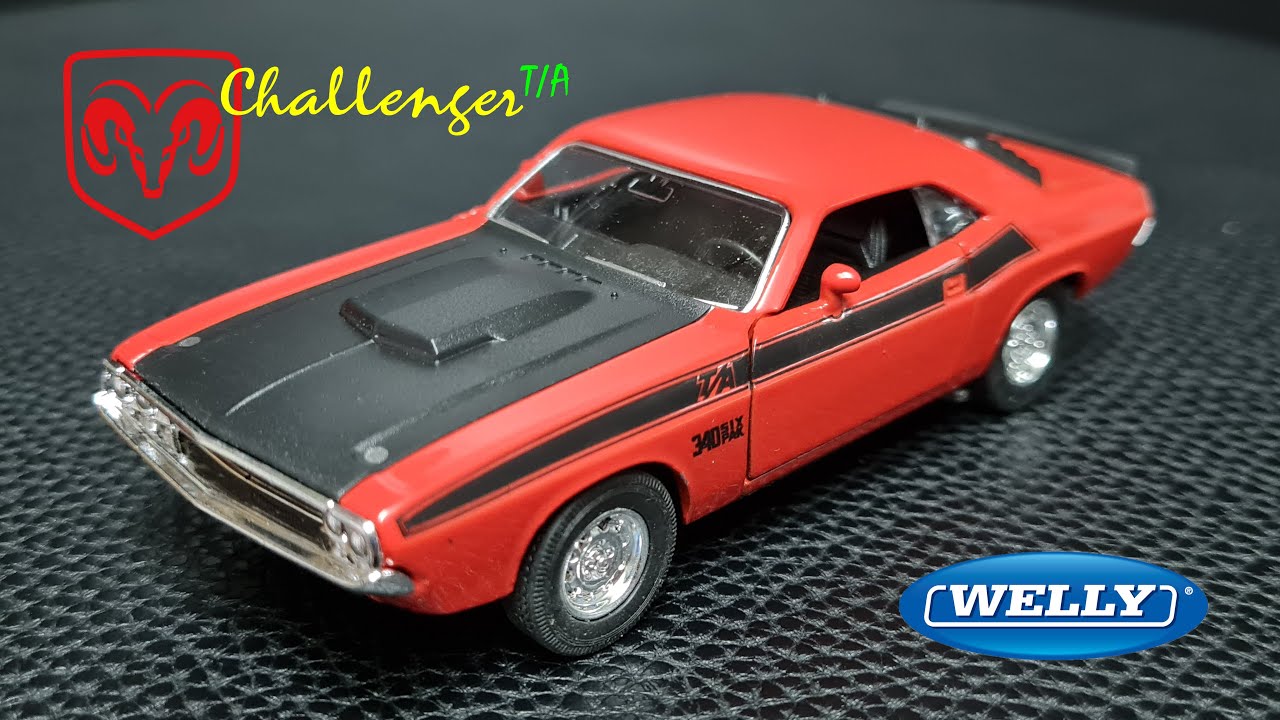 Unboxing 1970 Dodge Challenger T/A Welly Nex Models - YouTube